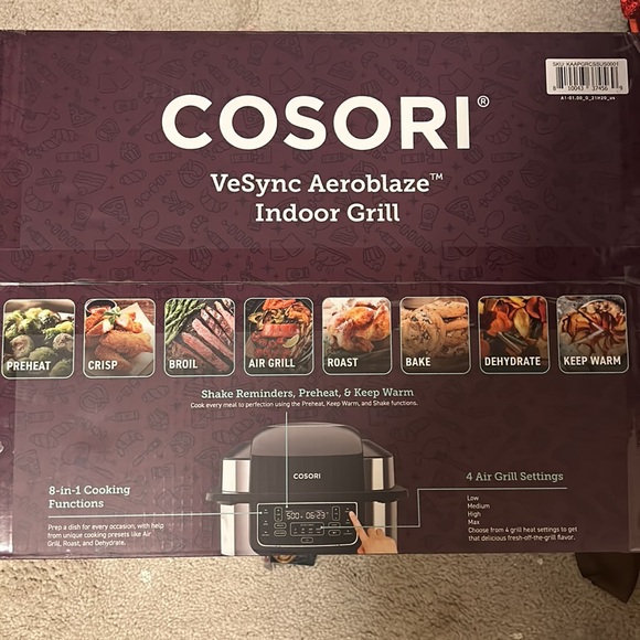 cosori | Kitchen | Brand New Cosori Vesync Aeroblaze Indoor Grill | Poshmark